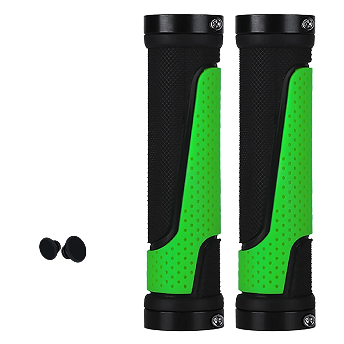 Mountain-Bike-Grips-Non-Slip-Durable-Shock-Proof-Rubber-Fixed-Gear ...
