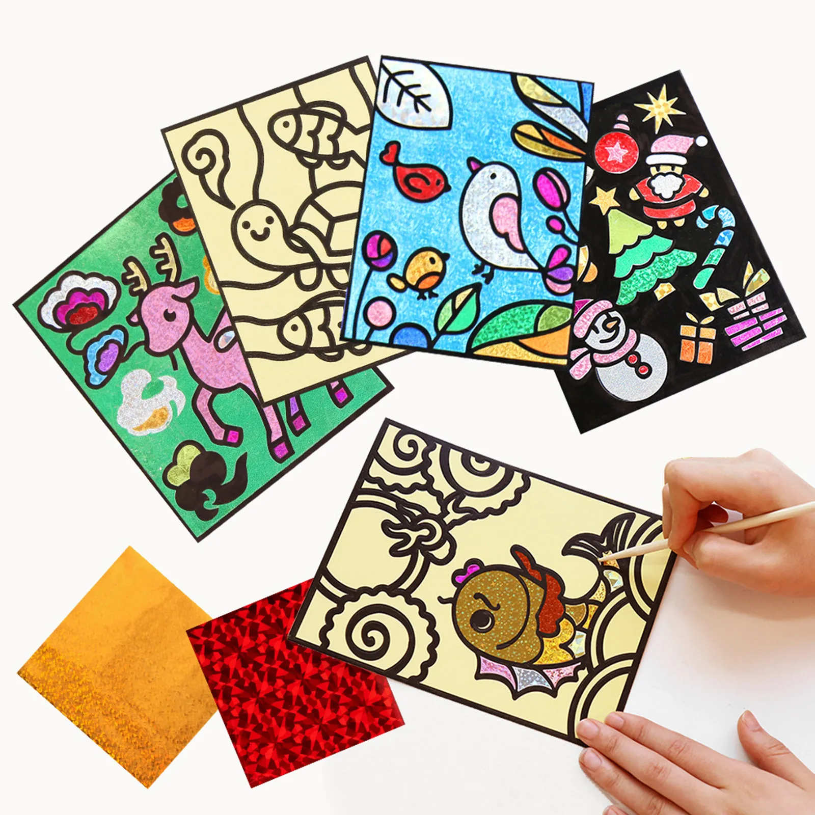 Kids Educational Learning Drawing Toys Diy Cartoon Transfer Painting ...