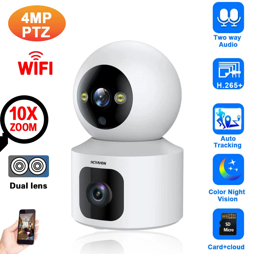 4MP-HD-Smart-Mini-Wifi-PTZ-IP-Camera-Dual-Lens-Indoor-Wireless-Security ...