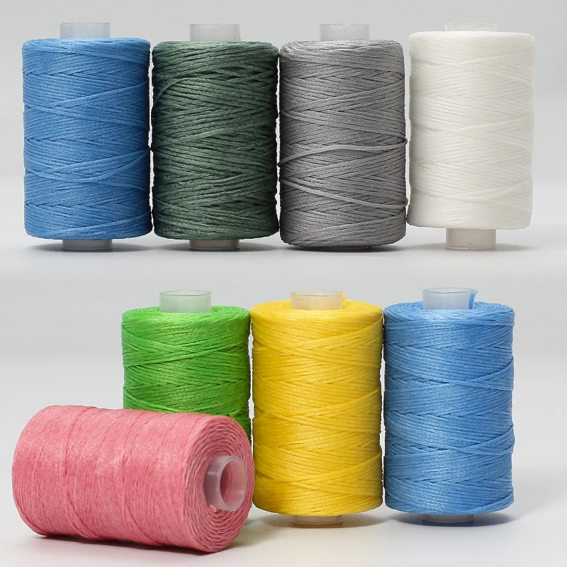 150D-Flat-Waxed-Thread-Leather-Sewing-Wax-String-Polyester-Cord-Craft ...