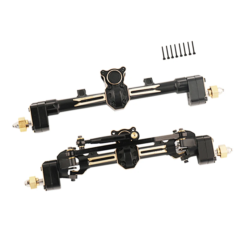 Metal-Brass-Front-and-Rear-Portal-Axles-Door-Bridge-for-1-24-RC-SCX24 ...