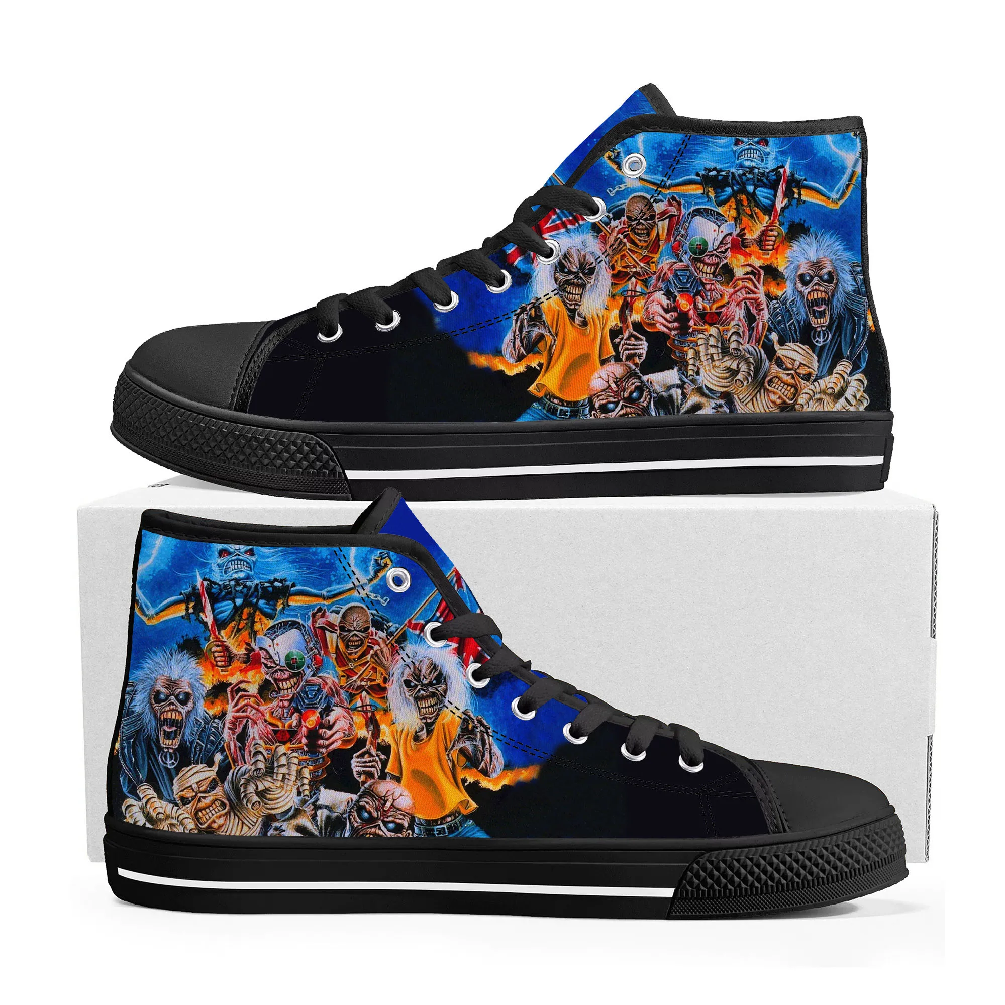 Maidens-Heavy-Metal-Rock-Band-Singer-Music-Iron-High-Top-Sneakers-Mens ...