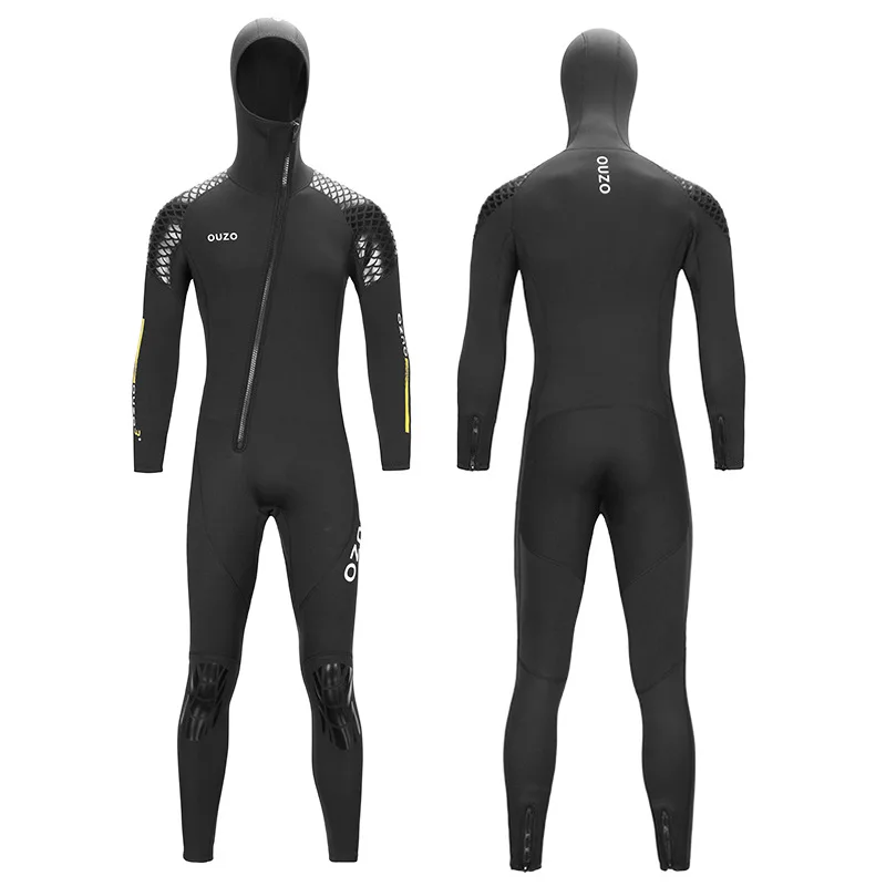 3mm-Long-sleeved-Wetsuits-Hooded-Diving-Suit-Snorkeling-Spearfishing ...
