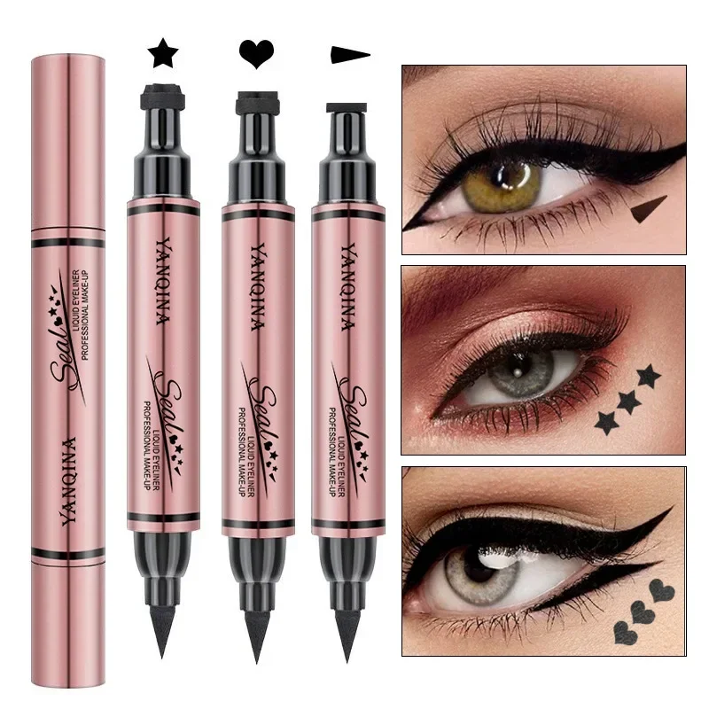 Eyeliner-Stamp-Seal-Pen-Long-Lasting-Waterproof-Fast-Dry-Double-ended ...