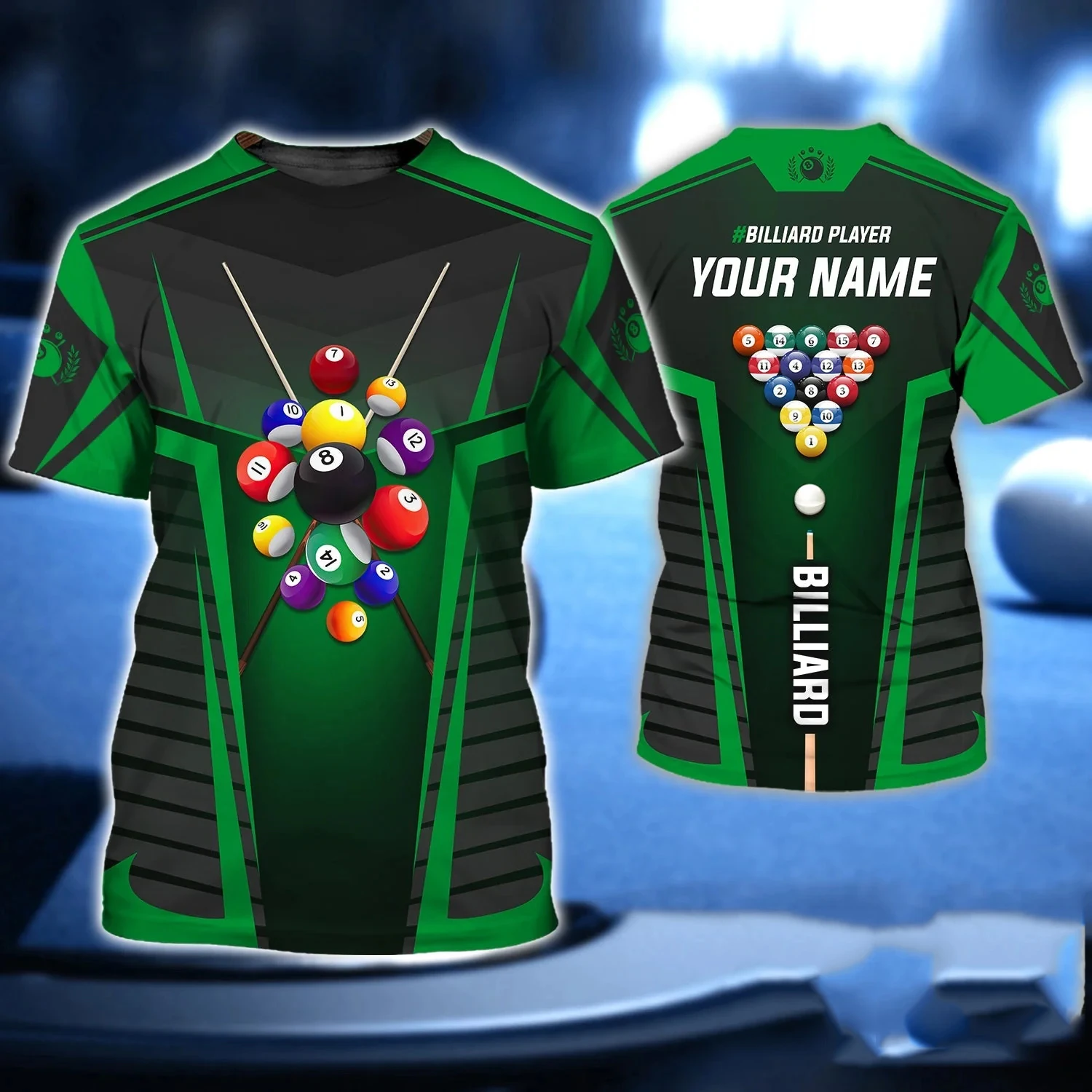 Billiard-3D-Printing-T-Shirt-Man-Summer-O-Neck-Short-Sleeve-Oversized ...