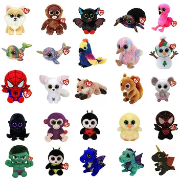 15CM Ty Big Eyes Beanie Plush Stuffed Animal Toy Cute Doll Fox Mouse 15cm-ty-big-eyes-beanie-plush-stuffed-animal-toy-cute-doll-fox-mouse