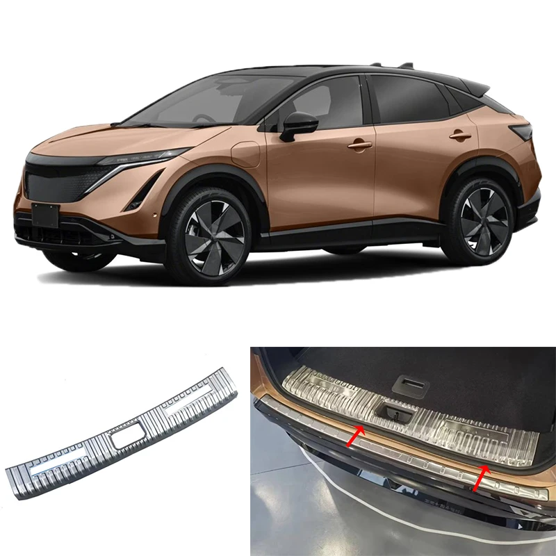 Car-modified-For-Nissan-ARIYA-2021-2022-2023-Stainless-steel-silver ...