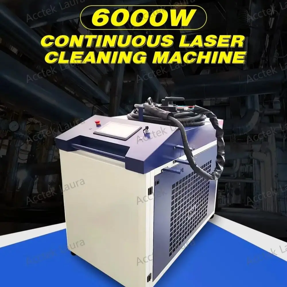 Fiber Laser Cleaning Machine 60 square meters per hour High Efficiency ...
