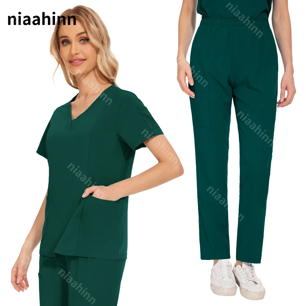 Beauty-Salon-Spa-Workwear-Hospital-Scrubs-Sets-Medical-Clothing-for ...
