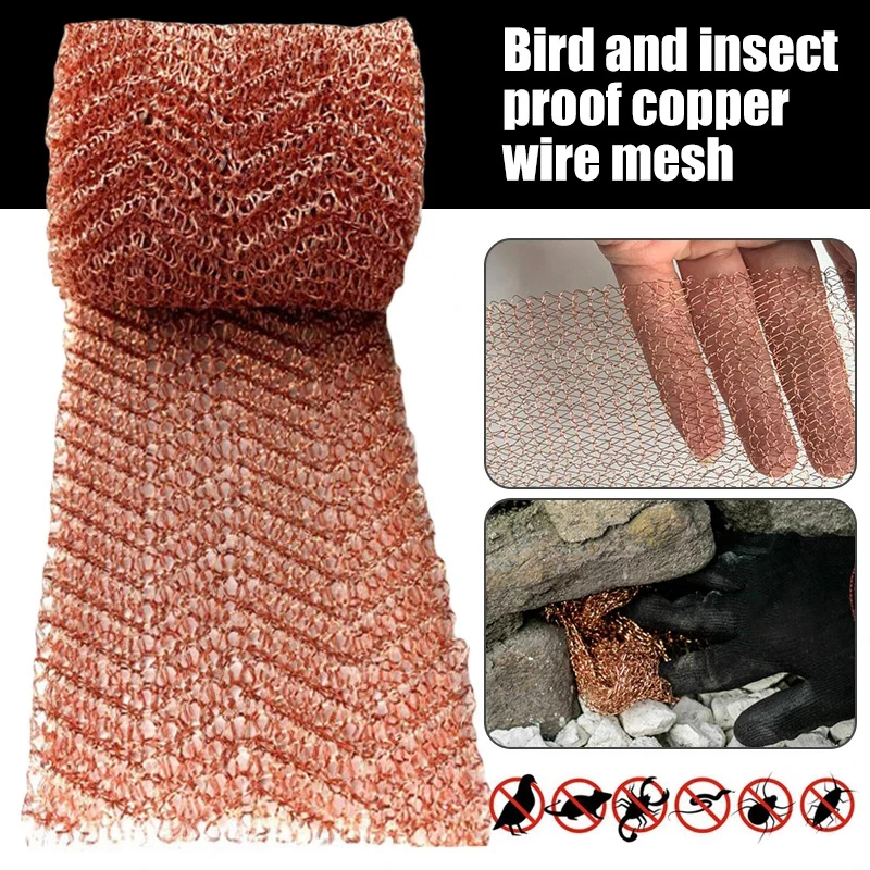 4 Wire Copper Mesh Filter Column Packing Woven Wire Screen Filter For ...