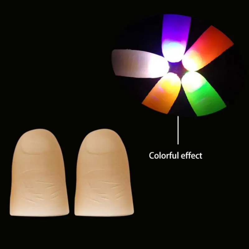 2-Pcs-set-Luminous-Fingers-Toys-A-Pair-Of-LED-Flashing-Thumbs-Trick ...