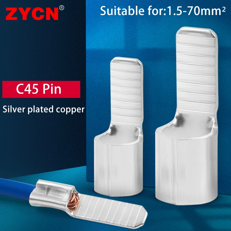 C45 1.5-70mm2 Copper Tin Plated DZ47 Switch Circuit Breaker Plug Pin ...