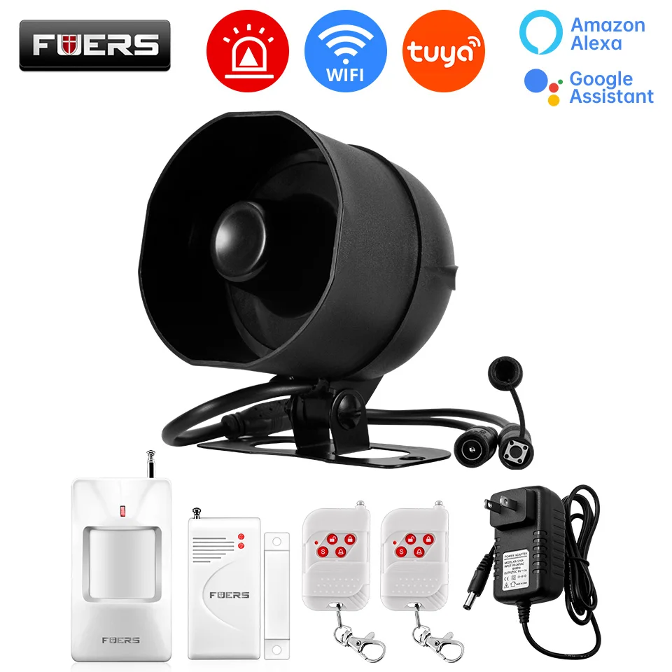 Fuers-WIFI-Wireless-Loud-120dB-Alarm-Tuya-WIFI-Detector-Door-Sensor ...