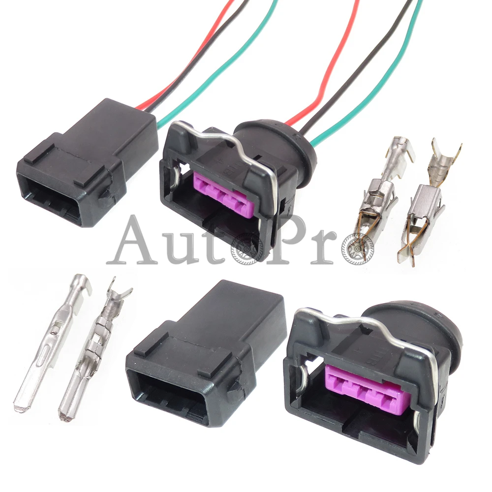 1-Set-3-Hole-AC-Assembly-Car-Idle-Motors-Electric-Wire-Unsealed-Socket ...
