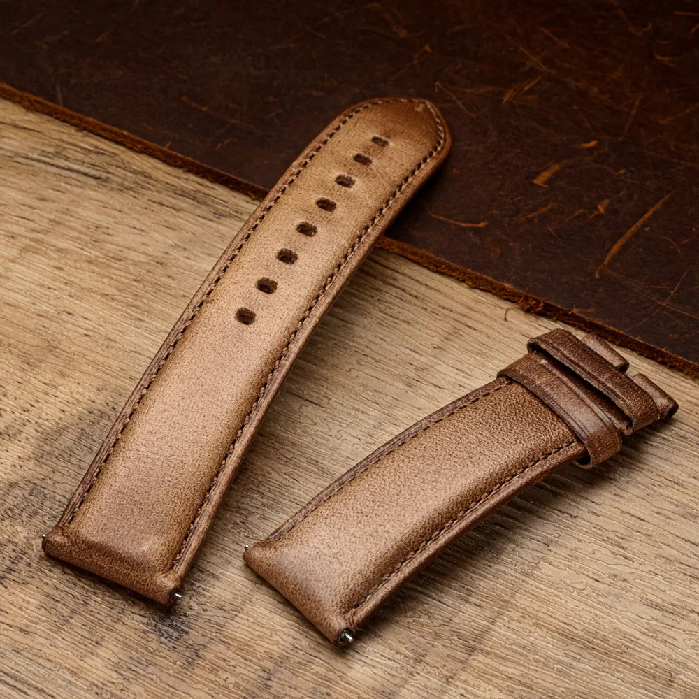 Hemsut-Cowhide-Leather-Watch-Bands-Quick-Release-Handmade-HORWEEN-100 ...