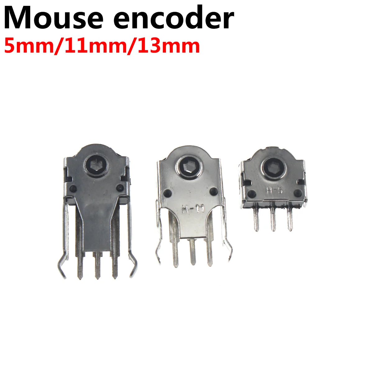20pcs 5mm 7mm 9mm 11mm 13mm Mouse Encoder 11mm Wheel Decoder Mouse Navigation Switch Roller ...
