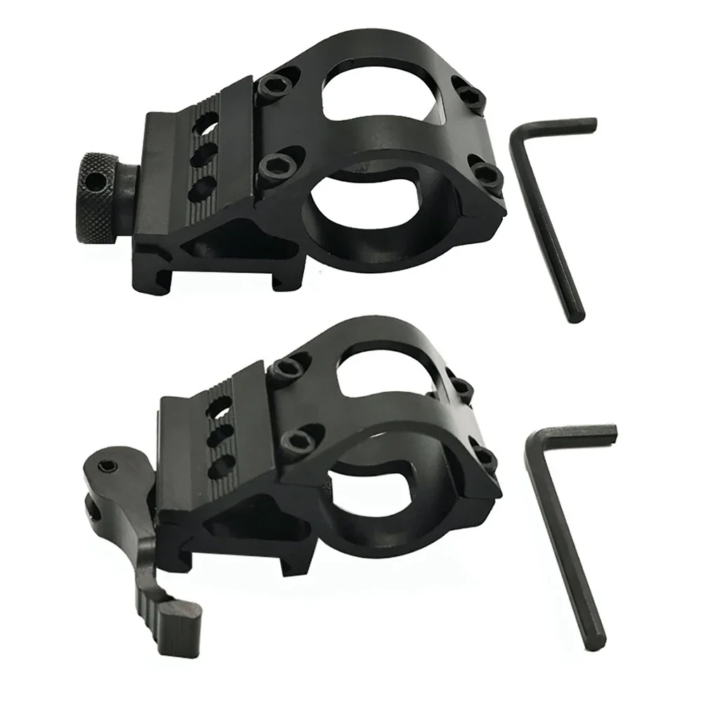 Tactical-25-4mm-Quick-Release-Offset-Flashlight-Scope-Mount-20mm ...