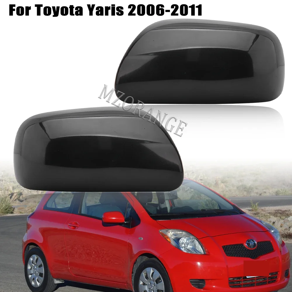 Car-Side-Door-Wing-Rear-Mirror-Cover-Cap-For-Toyota-Yaris-2006-2007 ...
