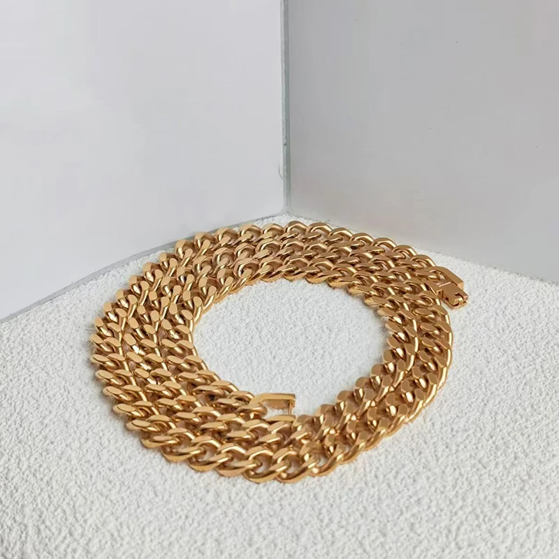 9-5mm-Pure-Titanium-Chain-Necklace-for-Men-Women-Lightweight-Solid ...