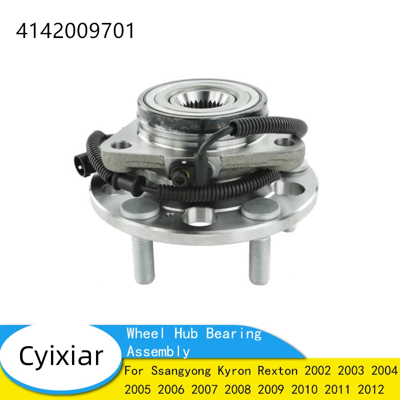 Front-Wheel-Hub-Bearing-Assembly-ABS-For-Ssangyong-Kyron-Rexton2002 ...