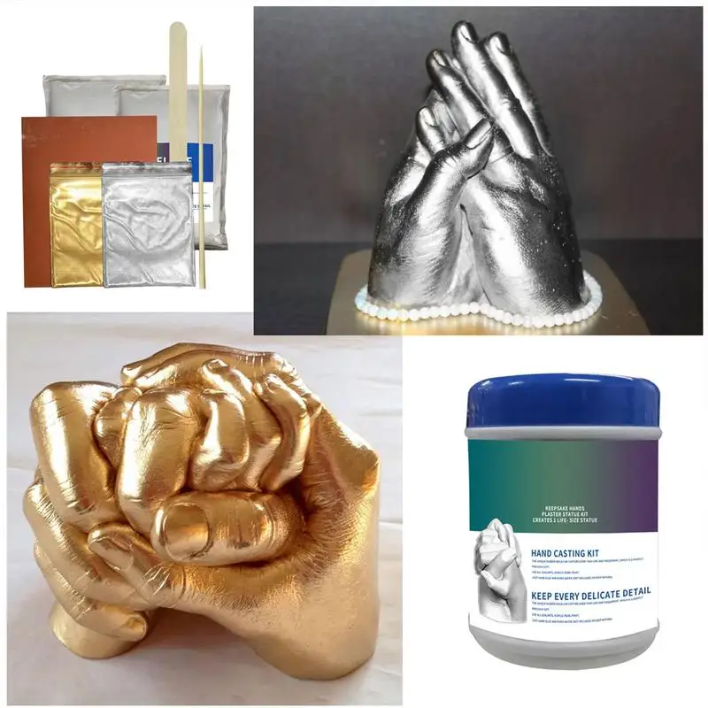 3D-Handmade-Hand-Mold-Casting-Clone-Powder-Kit-DIY-Couples-Hand-Holding ...