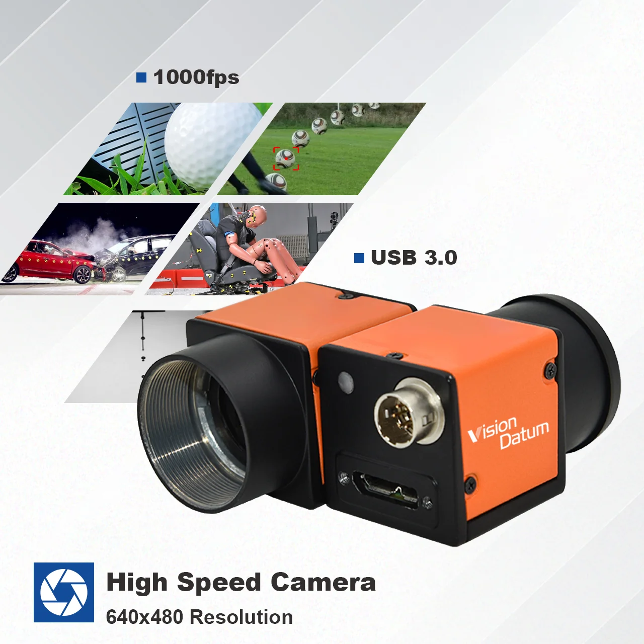High-Speed-Golf-Swing-Camera-com-cabo-IO-livre-815fps-USB-3-0-Vision ...