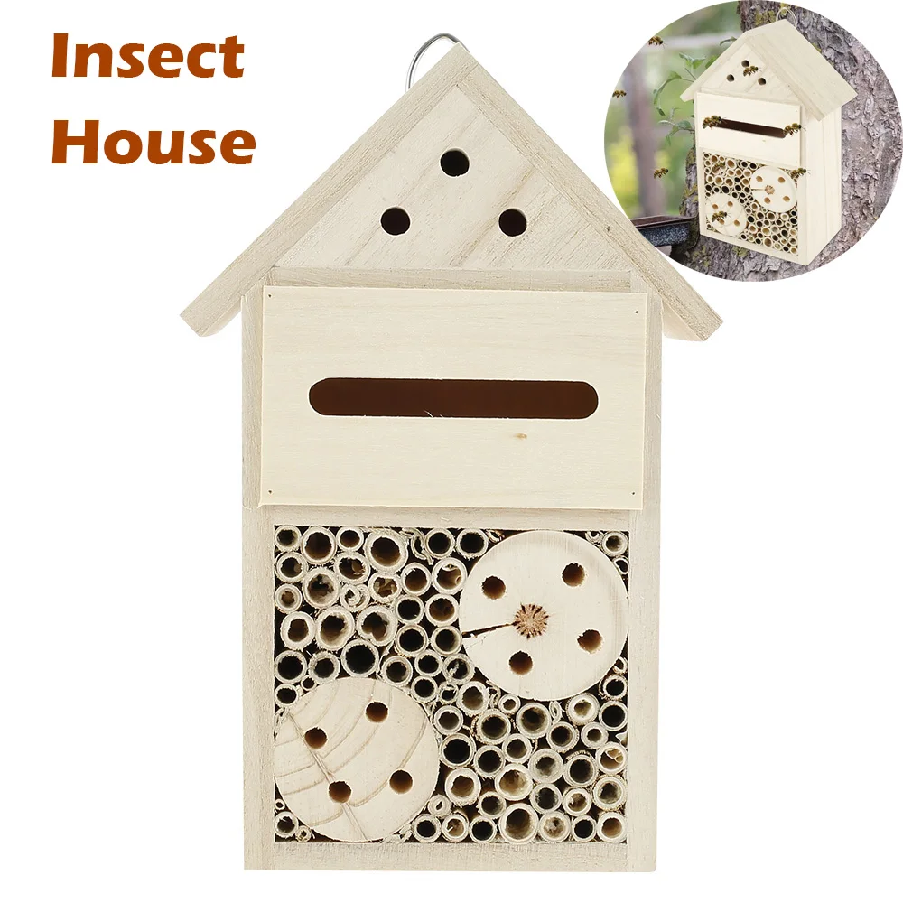 Garden-Wooden-Insect-Bee-House-Wood-Bug-Room-Hotel-Shelter-Nest-Box ...