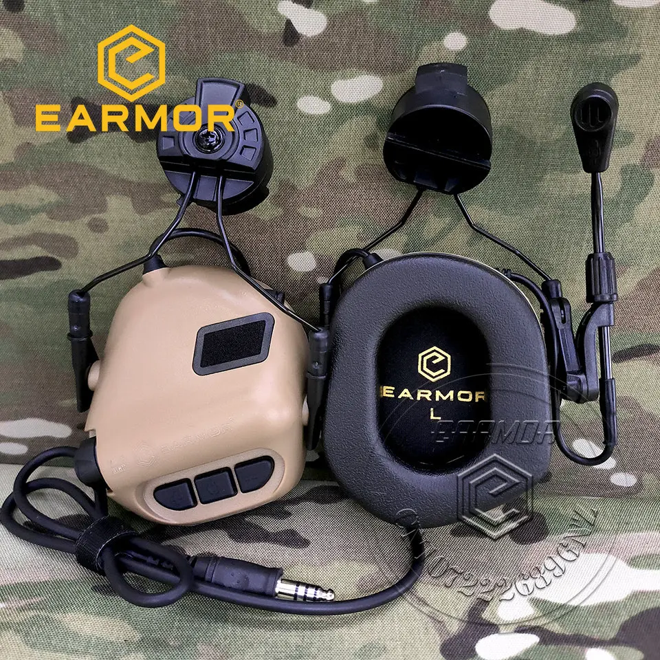 EARMOR-M32H-MOD4-Tactical-Headset-ARC-Rail-Adapter-Set-Noise-Canceling ...