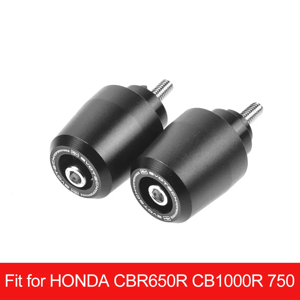 Motorcycle Handle Bar Ends Plug Grips Handlebar Plug Caps Slider 7/8 ...