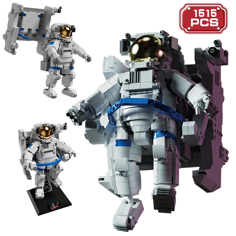Technical-Creative-Exploring-Space-Astronaut-Building-Blocks-Kit-Moc ...