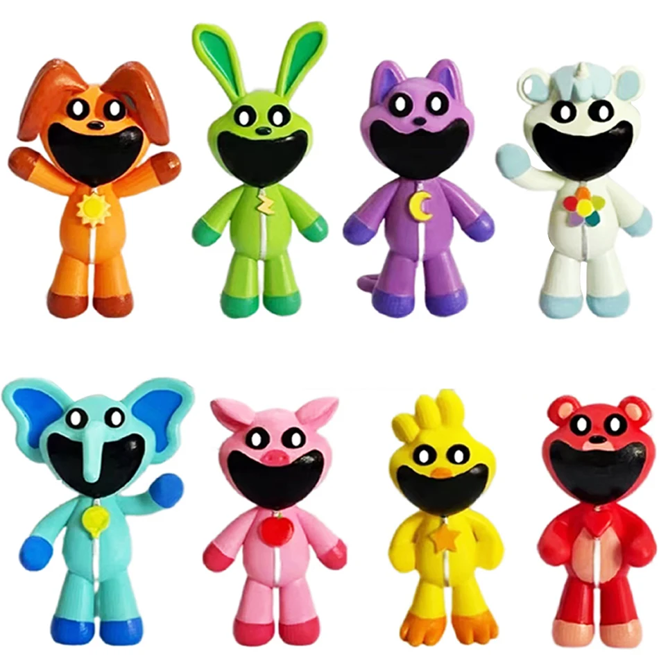 Anime-8PCS-Smiling-Critters-Figure-Smiling-Critters-Cat-Nap-Dog-Day ...
