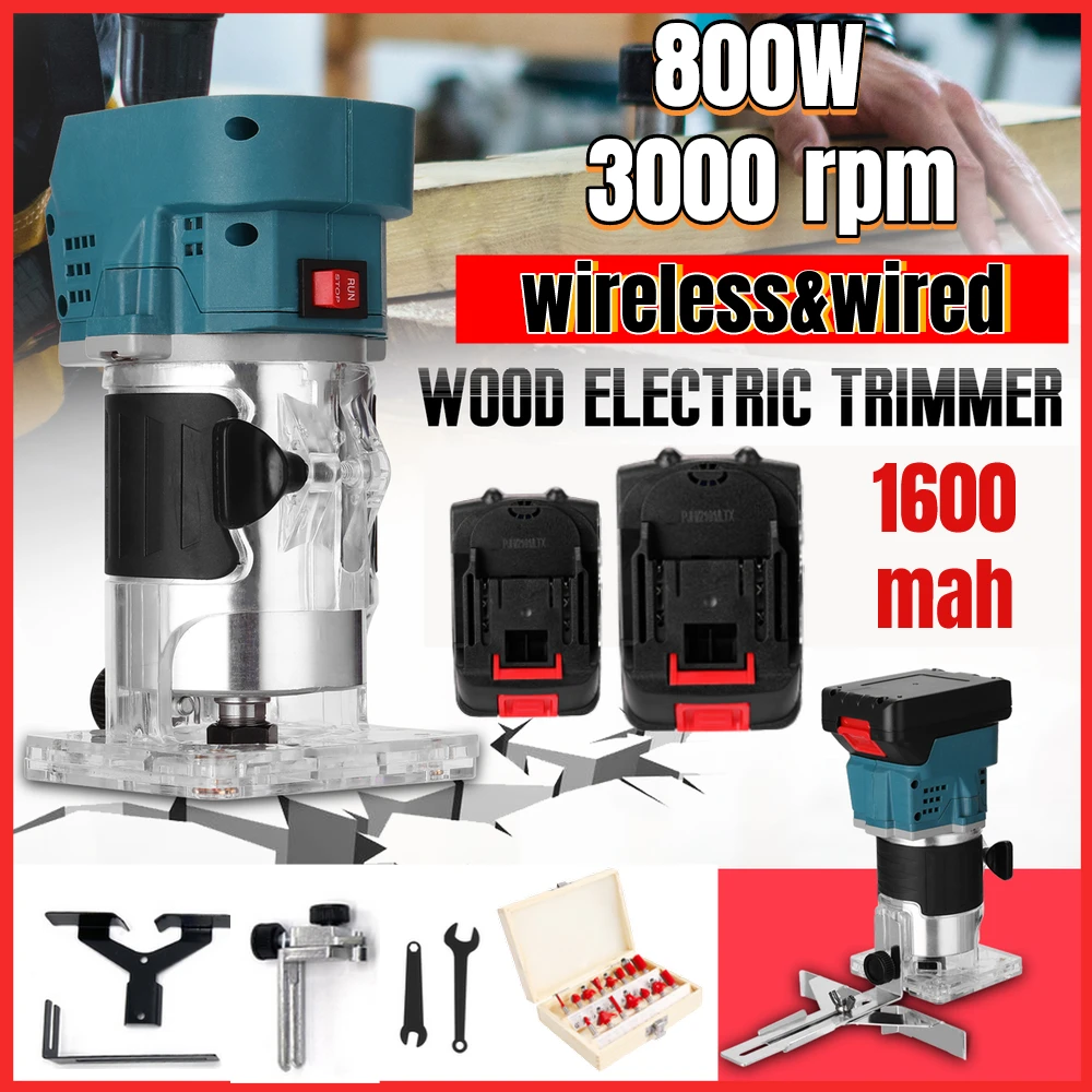 800w 30000rpm Wood Router Tool Combo Kit Electric Woodworking Machines ...