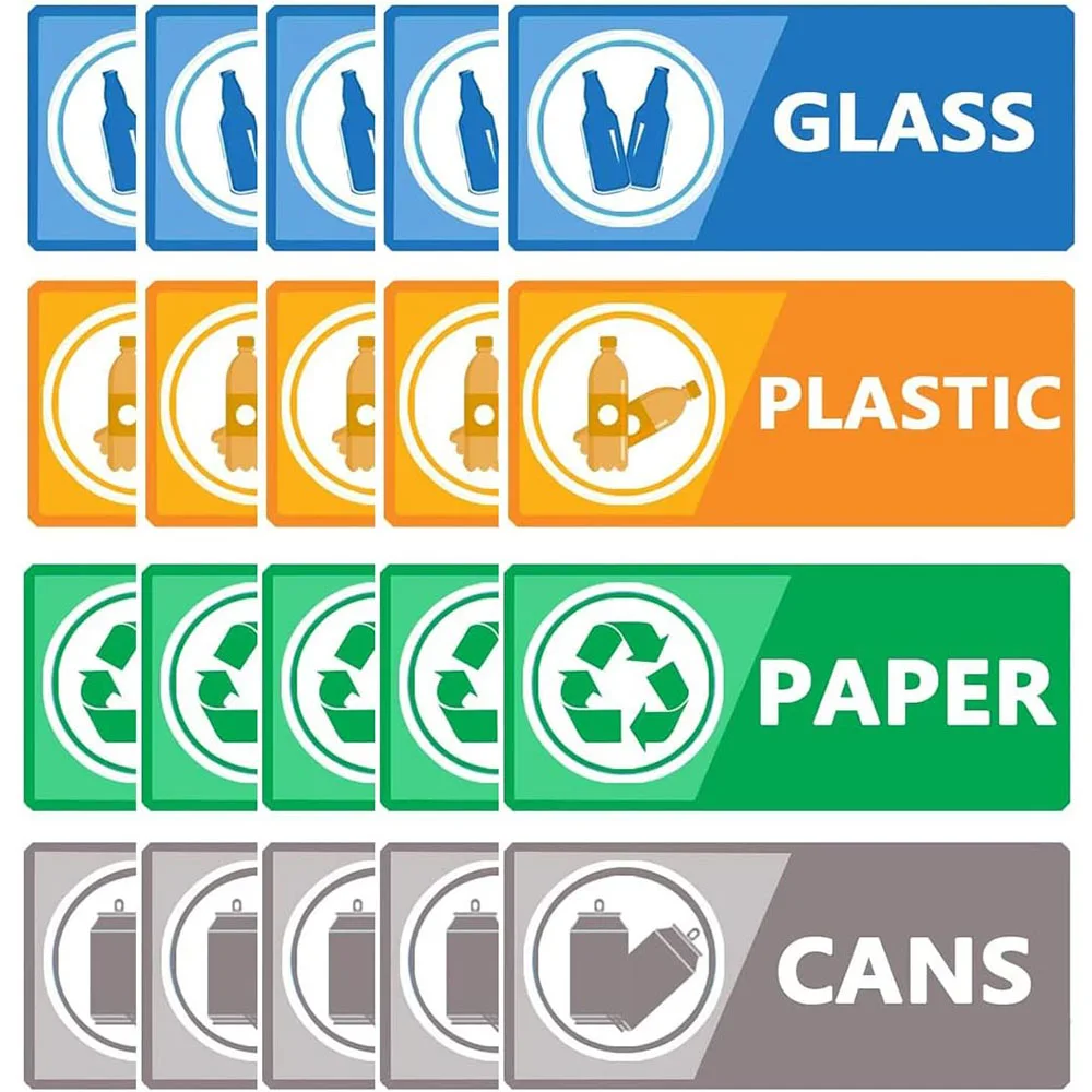 Recycle-Label-Decal-for-Trash-Can-4x2inch-Trash-Sorting-Recycling ...