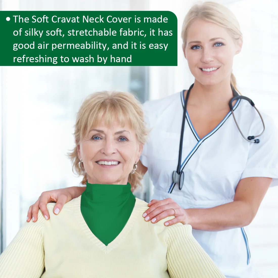 Ehucon Silk Soft Tracheostomy Neck Stoma Cover,Tracheostomy Neck ...