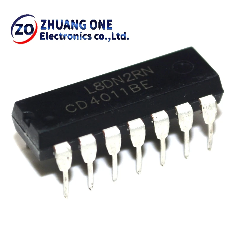 10PCS CD4011BE DIP14 CD4011 DIP 4011BE DIP-14 TC4011BP new and original ...