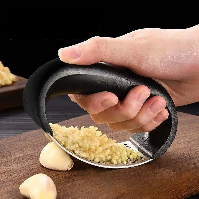 Stainless Steel Garlic Press Crusher Manual Garlic Mincer Chopping ...