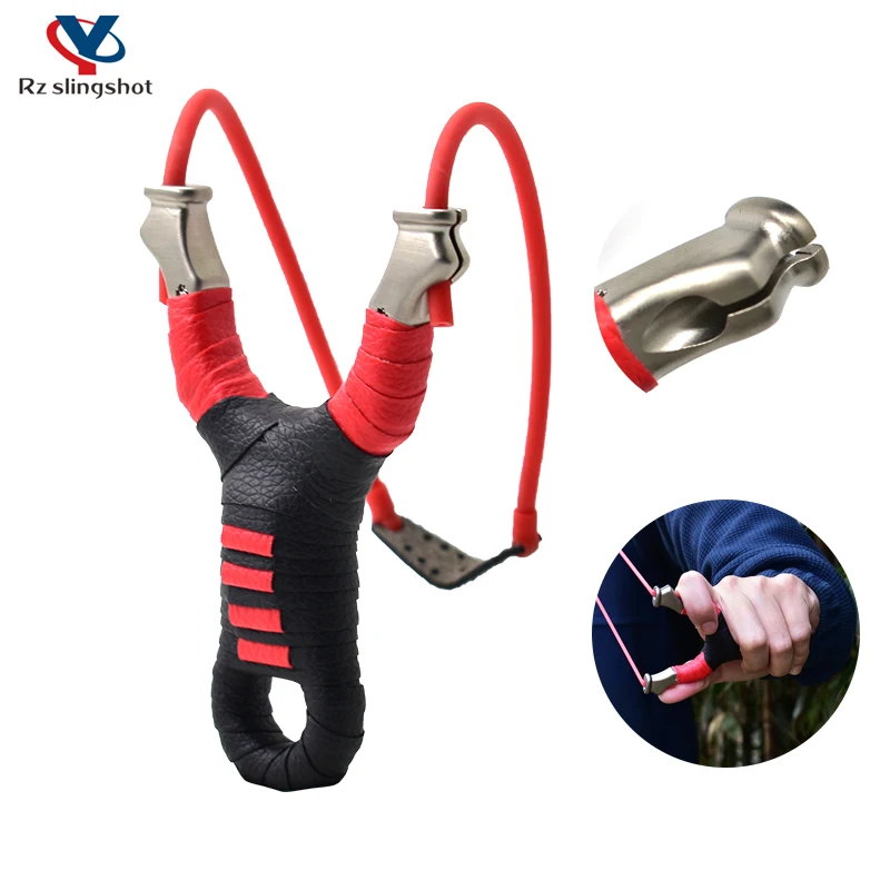 Field-Stainless-Steel-Hunting-Slingshot-Outdoor-Shooting-Practice-Sling ...