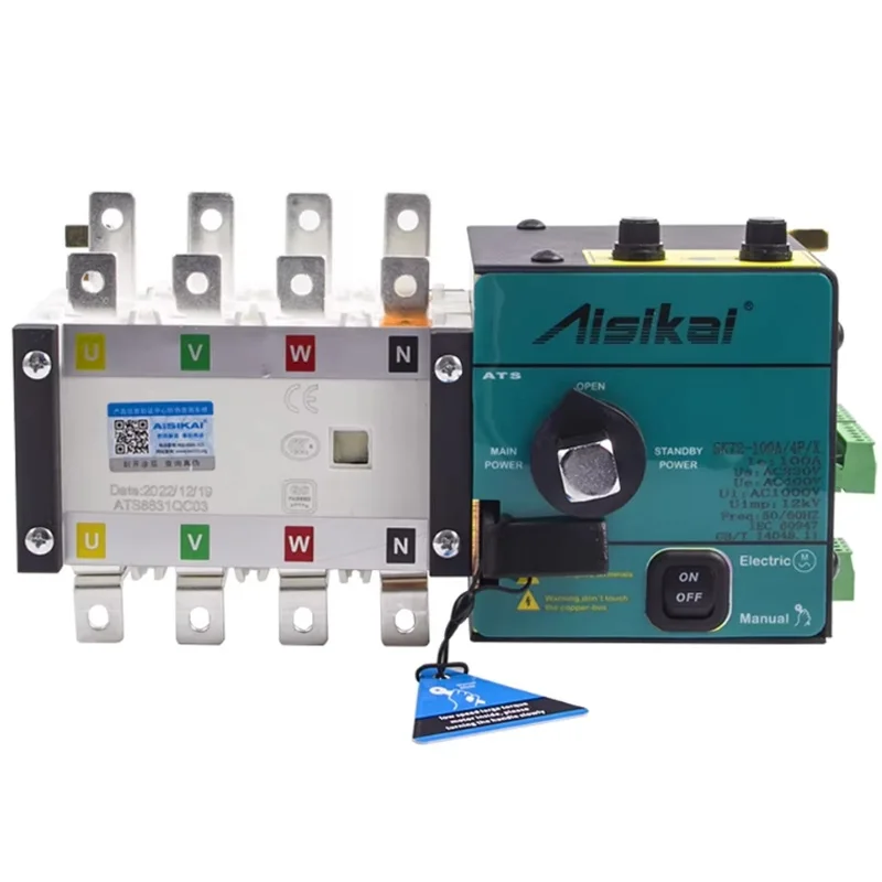 Aisikai-100A-4P-ATS-Original-Generator-Dual-Power-Automatic-Transfer ...