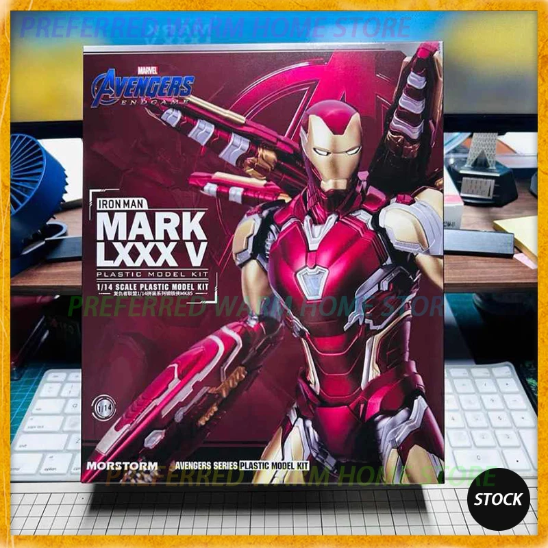 MORSTORM-Avengers-Endgame-Iron-Man-Mark-85-Mark-50-juguete-de-ensamblaje-regalo-coleccionable-de ...