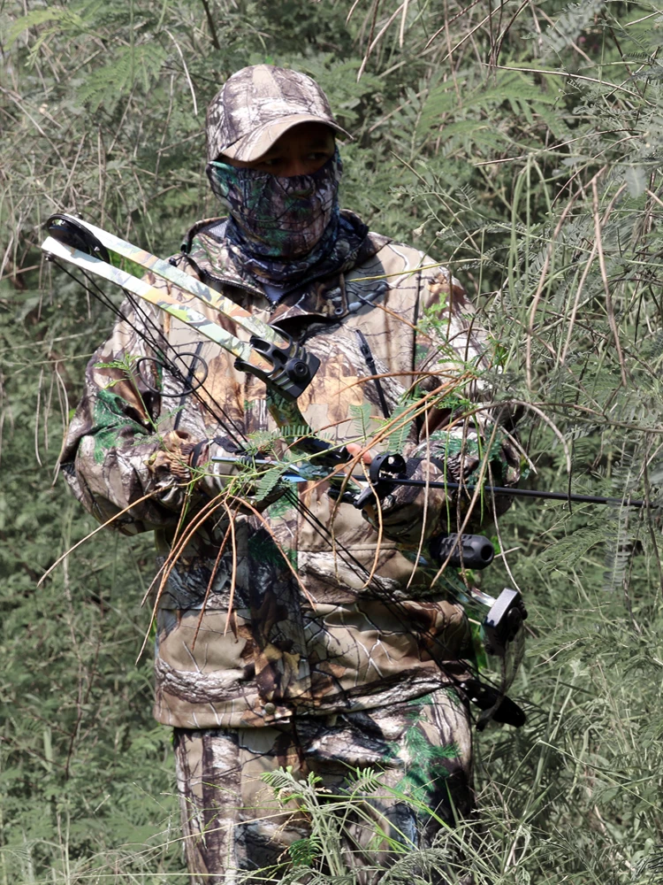 Bionic-Camouflage-Hunting-Fishing-Clothing-Suits-Waterproof-Tactical ...