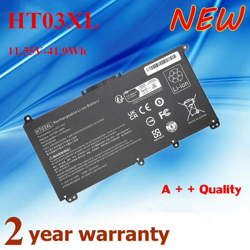 New Batterie HT03XL HT03 HSTNN-LB8L HSTNN-DB8R laptop Battery for HP ...