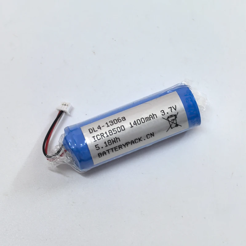 DL4-1306a ICR18500 3.7V 1400mAh 5.18Wh Rechargeable Battery Pack ...