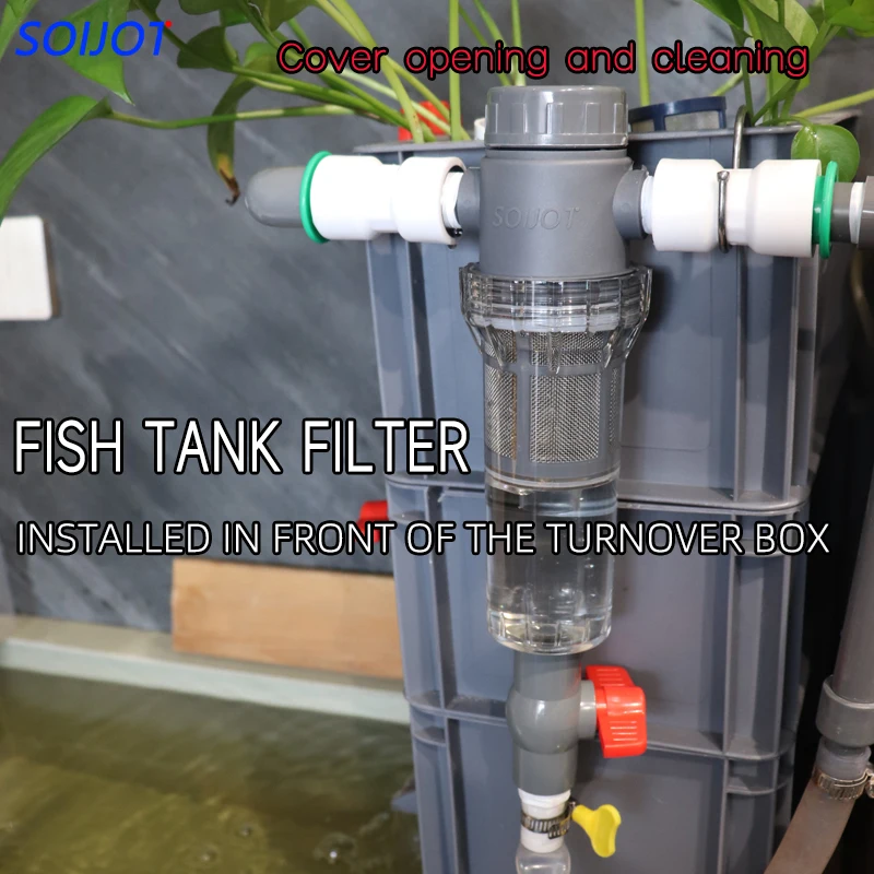 Fish-tank-fish-toilet-Full-transparent-fish-waste-collector-Aquarium ...