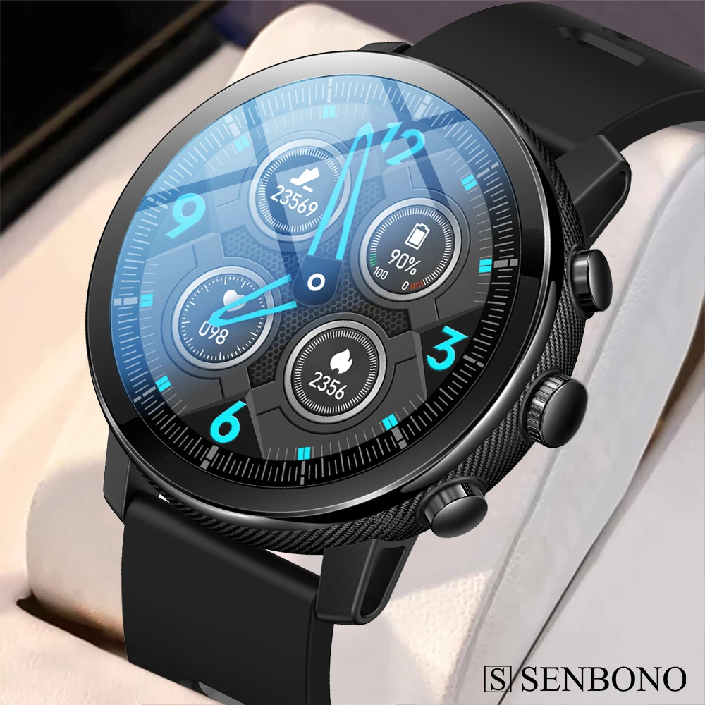 SENBONO-Smart-Watch-Men-Sport-Fitness-Heart-Rate-Tracker-BT-Answer-Dial ...