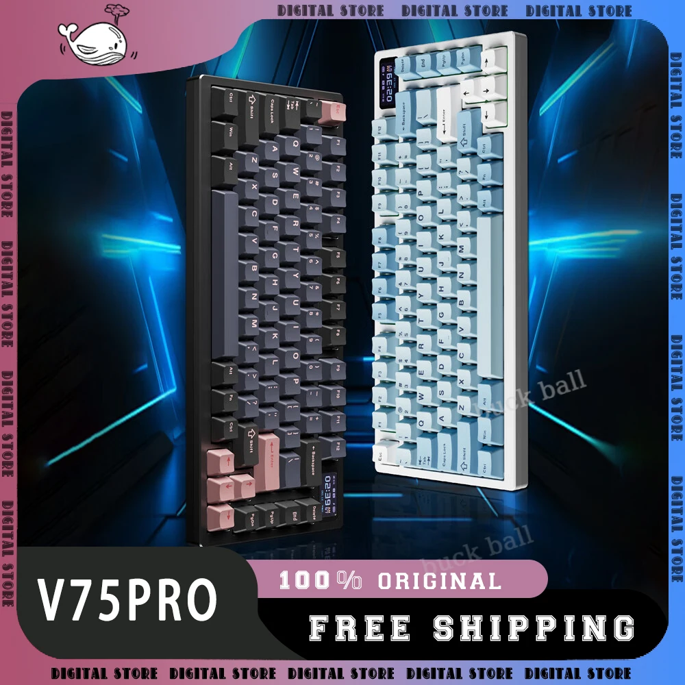 ATK-VXE-V75Pro-Mechanical-Gamer-Keyboard-3Mode-2-4G-Wireless-Bluetooth ...