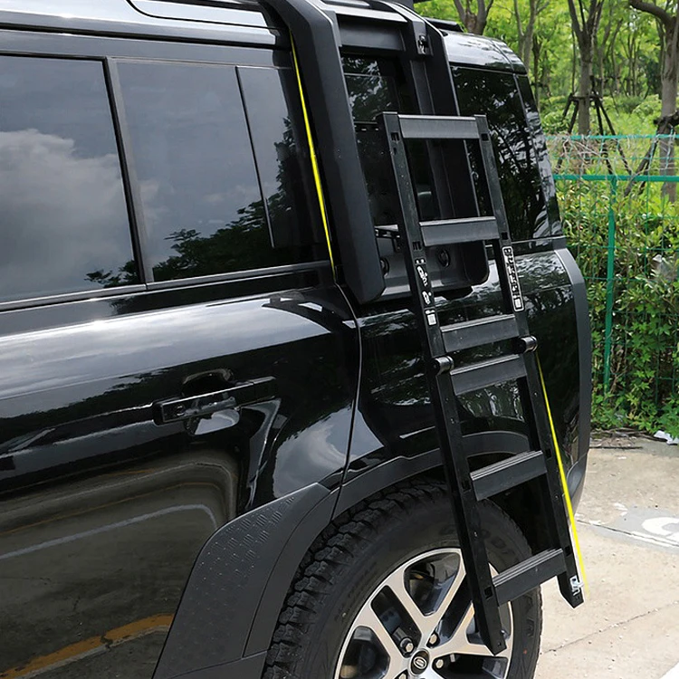 Aluminum Car Foldable Protective Frames Telescopic Side Door Ladder for ...