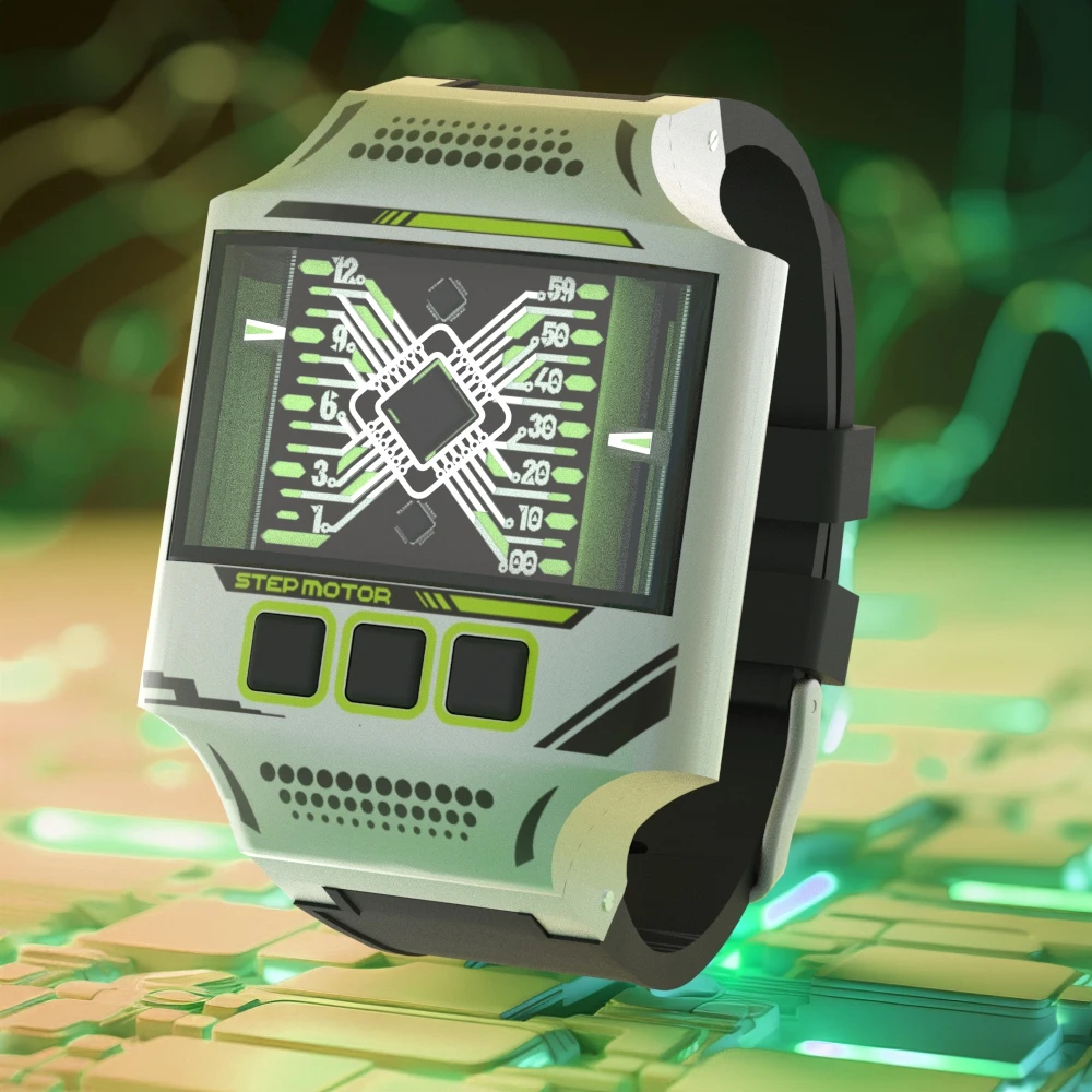 Tech-totem-Man-s-Watch-Digital-Sport-Luminous-CNC-Motor-Drive-Unique ...