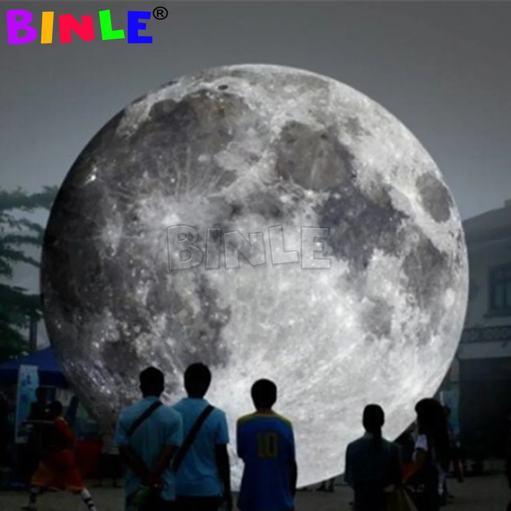 High-Definition-3meters-Air-Blown-Giant-Inflatable-Moon-Ball-With-Led ...