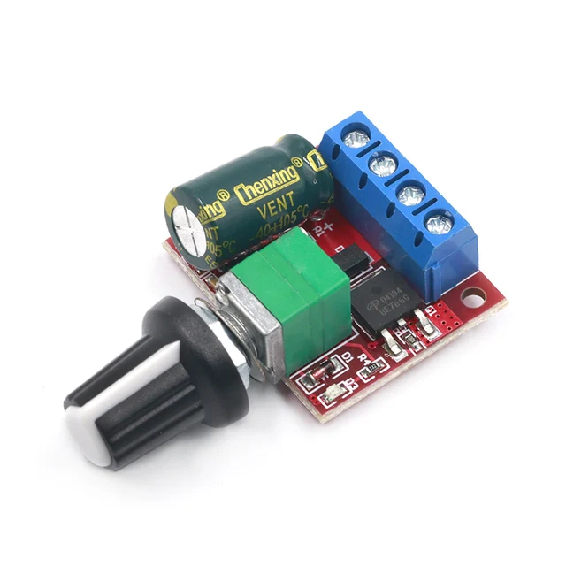 Mini DC-DC 4.5V-35V 5A 90W PWM DC Motor Speed Controller Module Speed ...