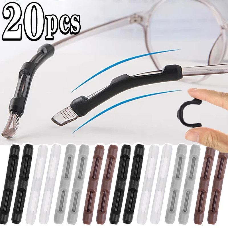 20pcs-Silicone-Eyeglass-Non-Slip-Ear-Hook-Anti-Slip-Elastic-Comfort ...